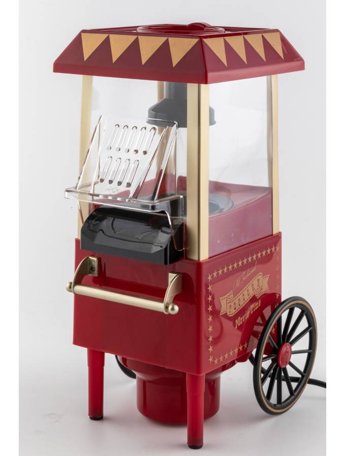 Campomatic Popcorn Maker – Vintage Hot Air Popcorn Machine (1200W, Oil ...
